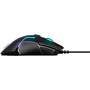 SteelSeries Rival 600 Wired Gaming Mouse - 12,000 CPI TrueMove3+ Dual Optical Sensor - 0.5 Lift-off Distance, RGB Lighting, USB PC Gaming Mice Compatible with Windows and Mac Computer/Laptop (Renewed)
