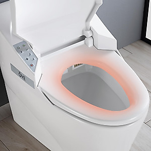 Miseno MT-YOSE32-15WST Yosemite 1.27 GPF One-Piece Elongated Toilet – Bidet Seat Included - White