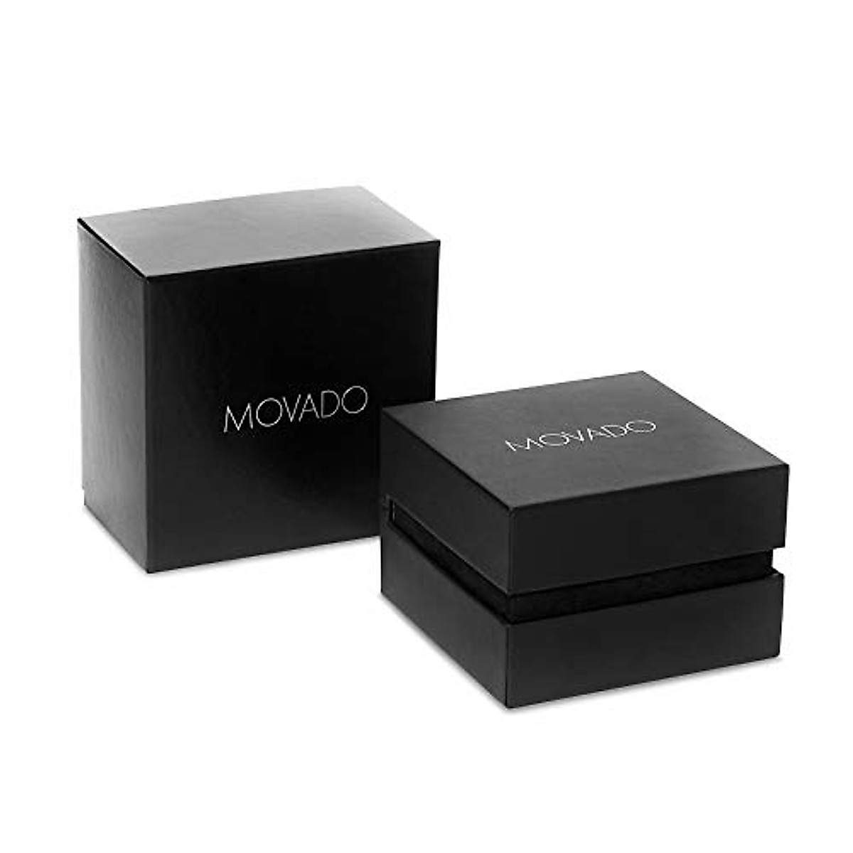 Movado Men's BOLD TR90 Watch with Sunray Dot and Leather Strap, Black/Blue (Model 3600307)