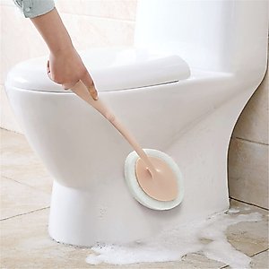 Long Handle Brush Eraser Magic Sponge DIY Cleaning Sponge for Dishwashing Kitchen Toilet Bathroom Wash Cleaning Tool Accessory