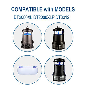 Dichroma 32050 6-Watt Replacement Bulbs Compatible with DynaTrap DT2000XL DT2000XLP DT2000XLPSR Mosquito Trap, T5 6W BL UV Light Bulb for Dynatrap 1 Acre Insect Trap (6 Pack)