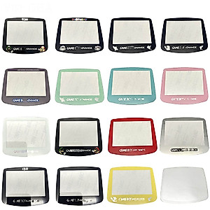 Glass Screen Lens Panel Case Cover Protector Part for Game Boy Advance GBA (Black)