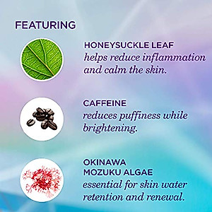 Tatcha Luminous Deep Hydration Firming Eye Serum: Caffeinated Instant Hydrating Eye Serum for Fine Lines and Puffiness (15 ml / 0.5 oz)