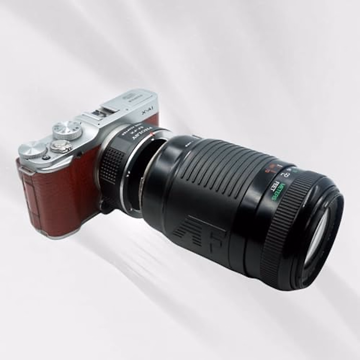 PHOLSY EF to FX Lens Mount Adapter Manual Focus Compatible with Canon EOS EF EF-S Lens to Fuji X Mount Camera Body Compatible with Fujifilm X-H2S, X-Pro3, X-T5, X-T4, X-S20, X-S10, X-T30II, X-E4