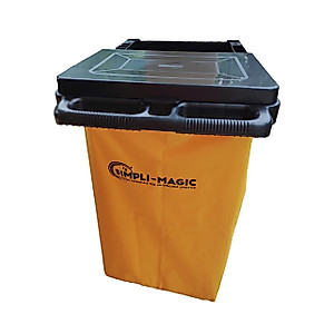 Simpli-Magic 79191 Janitorial Cart, Commercial, Black