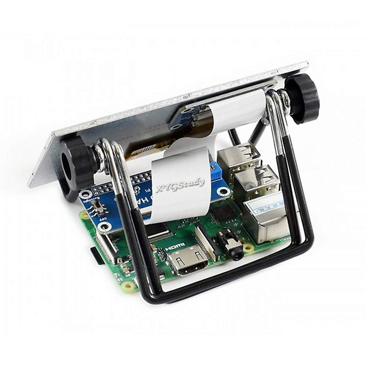 XYGStudy 5 inch IPS 800x480 Display LCD DPI Interface no Touch Supports Raspbian Ubuntu OSMC Compatible with Raspberry Pi 2 3 4 Model B B+ A+ Zero W WH