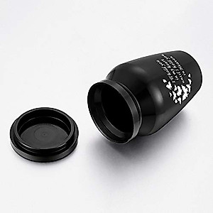 Dletay Small Urn for Human Ashes Small Keepsake Urn Mini Cremation Urns for Ashes Aluminium Memorial Ashes Holder-I'll Hold You in My Heart Until I Hold You in Heaven