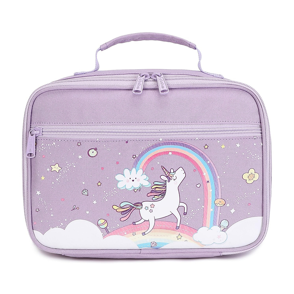 Abshoo Cute Kids Backpack For Girls Kindergarten Elementary Unicorn School Backpacks Set with Lunch Box (Unicorn Purple)