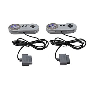 USonline911 2X Remote Controller Video Game Pad for Super Nintendo SNES System
