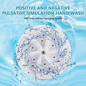 Portable Washing Machine, Turbine Washer, Mini Ultrasonic Washing Machine Mini Dishwashers Ultrasonic Turbo With USB Cord Underwear Washer Laundry Washing Machine For RVs, Apartments And Dorms