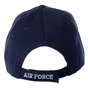 Officially Licensed US Air Force Strategic Air Command Embroidered Adjustable Baseball Cap Blue