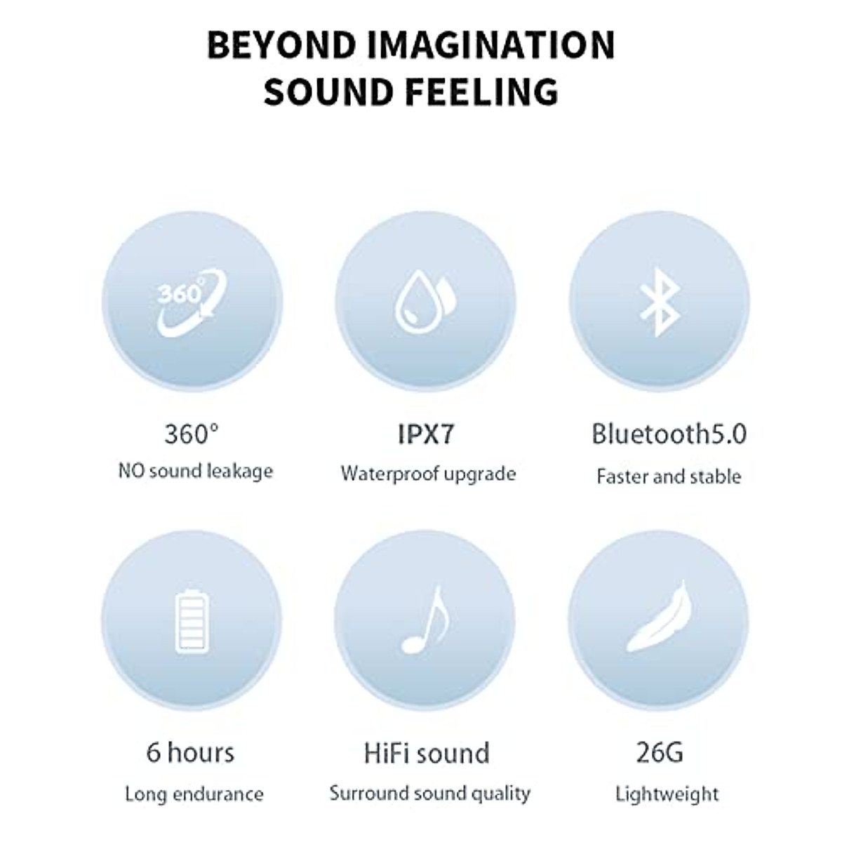 Bone Conduction Headphones DG-06 Wireless Bluetooth Headset with Microphones Open Earphone