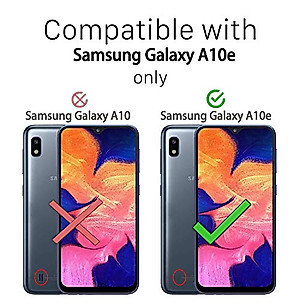 Galaxy A10E Case, Samsung A10E Case, Asmart Shock Absorption Galaxy A10E Phone Case Slim TPU Bumper Cover Soft Flexible Galaxy A10E Skin Lightweight Protective Case for Samsung Galaxy A10E, Black