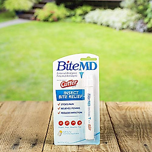 Cutter BiteMD Insect Bite Relief Stick, Analgesic And Antiseptic 0.5 Fl Oz (Pack of 1)
