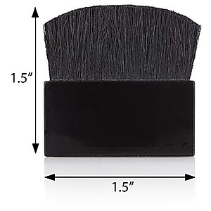 Small Square Powder / Blush Compact Brush - 4 Pieces