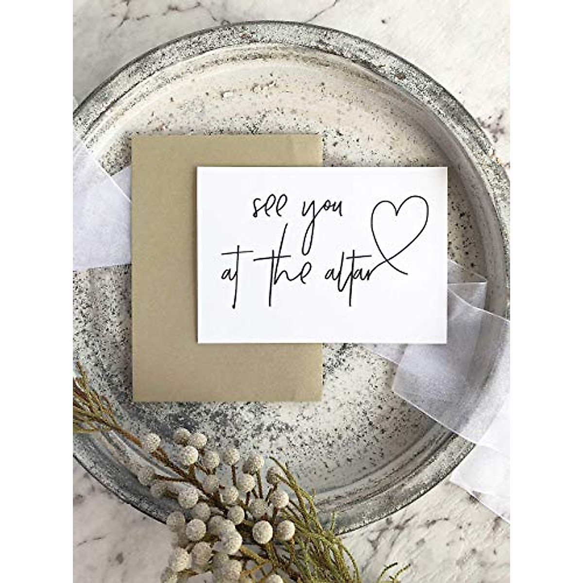 Groom Card From Bride on Our Wedding Day Stationery, See You At The Altar, Husband To Be Letter, Love Gift For Him from Wife, Marry You Vows