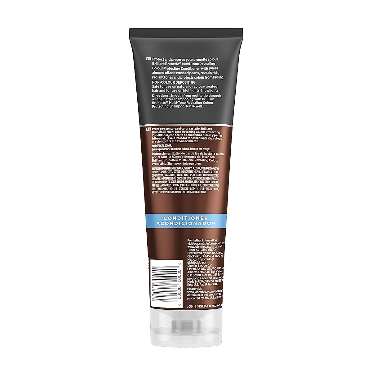 John Frieda Brilliant Brunette Multi-Tone Revealing Moisturizing Conditioner 8.45 oz (Pack of 3)