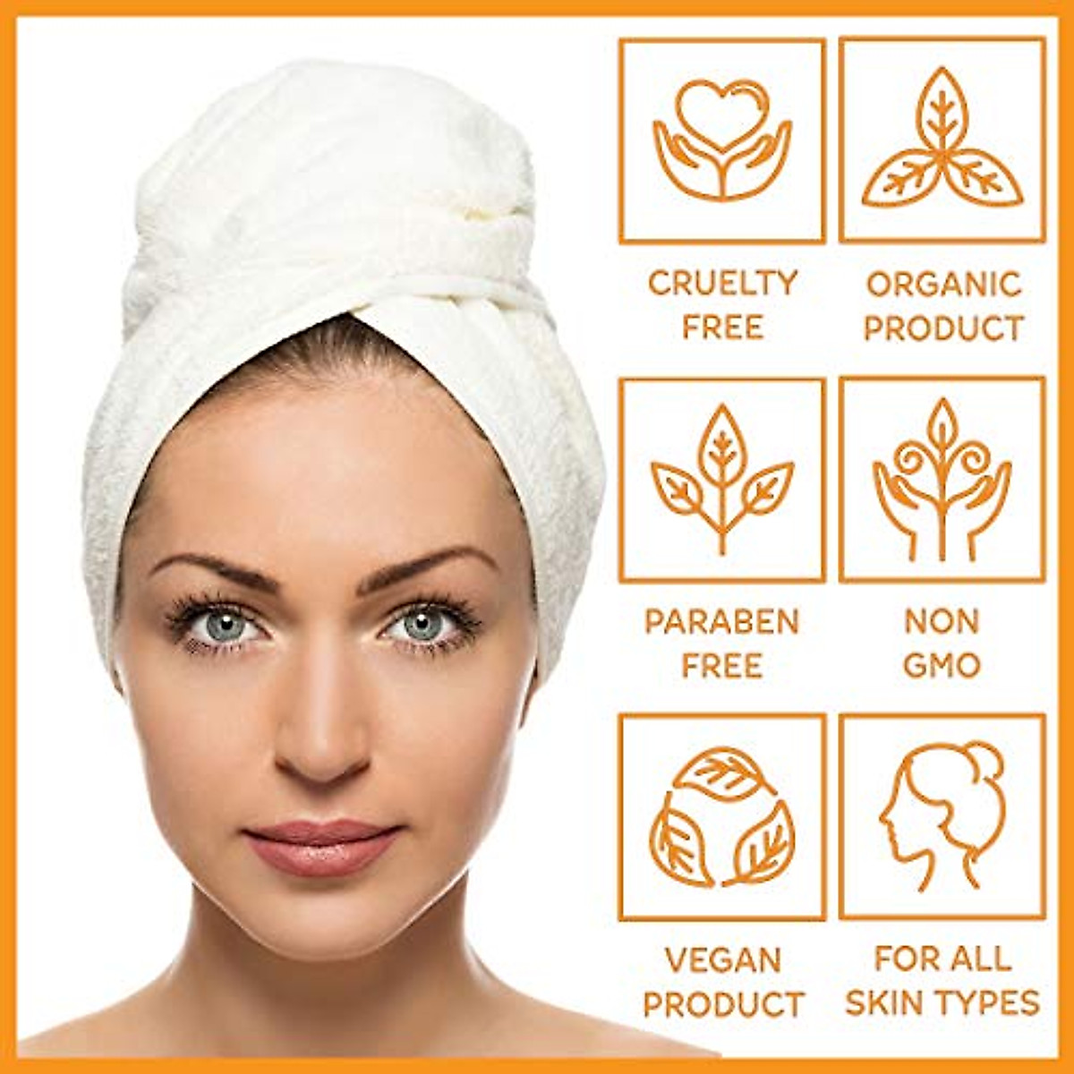 Olivia Care Bath & Body Bar Mandarin Soap 4 Pack Gift Box Organic, Vegan & Natural Contains Olive Oil Repairs, Hydrates, Moisturizes & Deep Cleans Good for Sensitive Dry Skin Made in USA