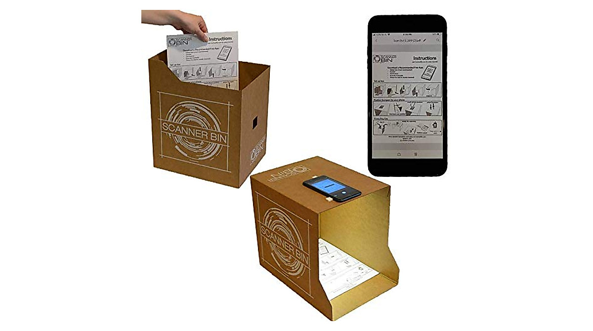 Scanner Bin - Easy Smartphone Document Scanner & Organizer