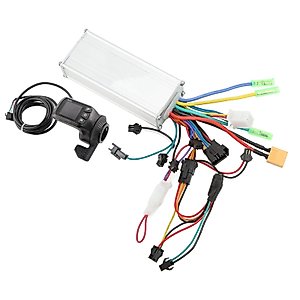 Alomejor Electric Brushless Controller, GZ3 LCD Display 2 in 1 48/60V 500W Scooter Controller Set for 22.5mm Diameter Handlebar