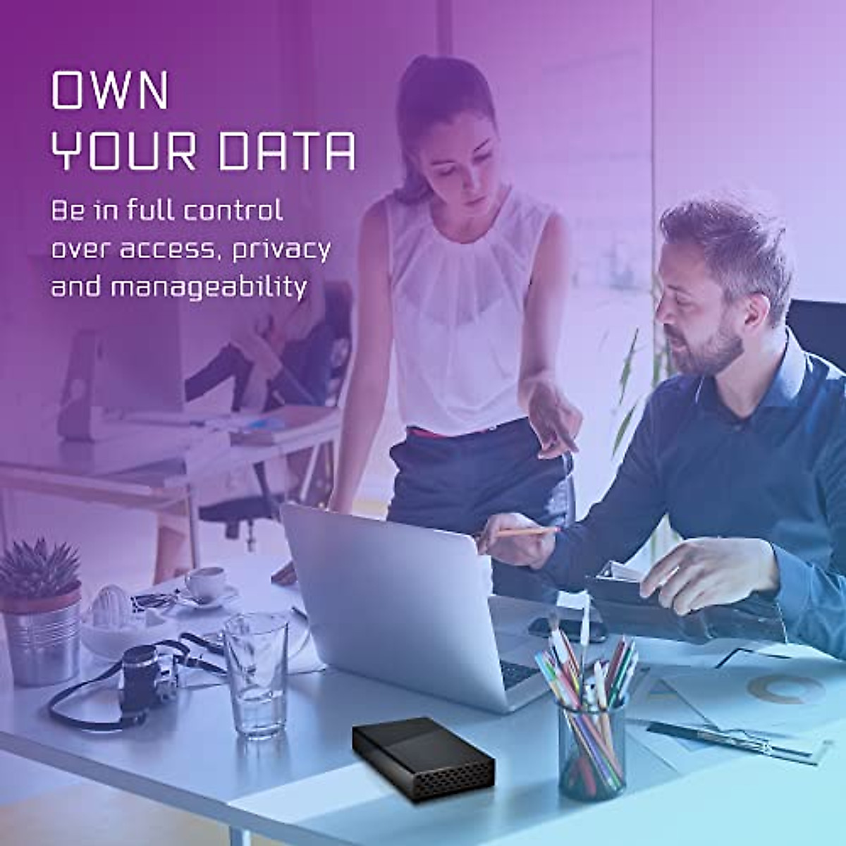 compatily LV22 16TB USB-C 10Gbps External HDD and HUB – Enterprise Hard Drive for Professional Media Creators and Work from Home Office Professionals
