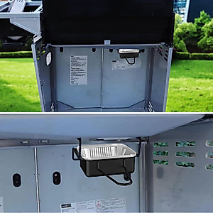 GARNETIN Nexgrill Grill Drip Pan & Grease Catcher Cup Set with 15 Aluminum Foil Liners - Nexgrill Replacement Parts, Nexgrill Grease Tray