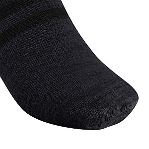 adidas Men's Superlite Low Cut Socks (6-Pair), Black/Night Grey, Large