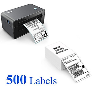 Thermal Label Printer - iDPRT SP410 Thermal Shipping Label Printer, 4x6 Label Printer, Thermal Label Maker, Compatible with Shopify, Ebay, UPS, USPS, FedEx, Amazon & Etsy, Support Multiple Systems