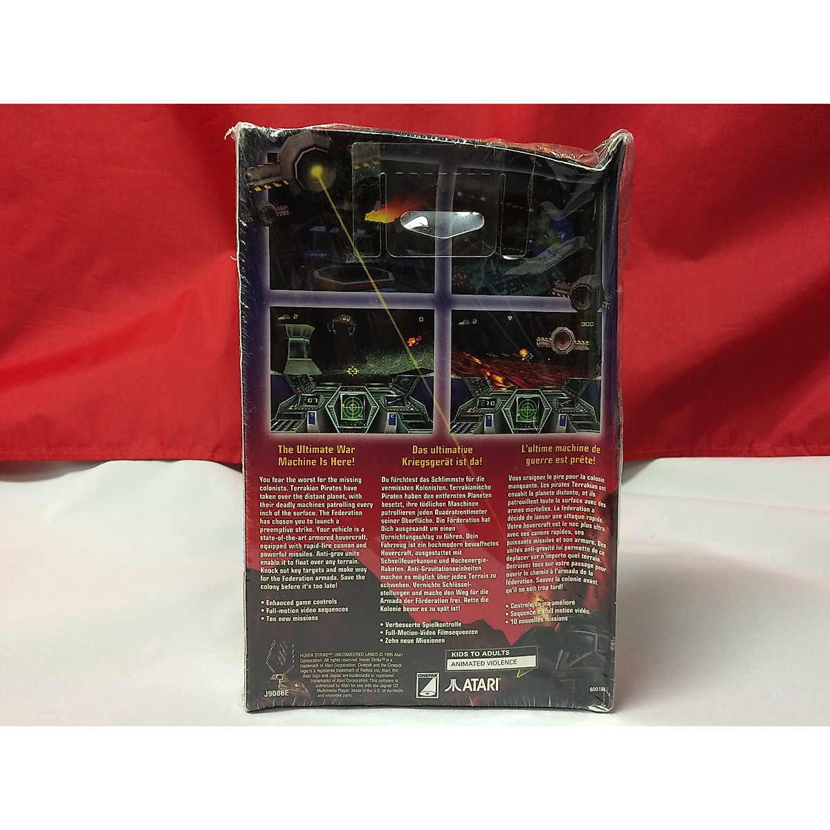 Hover Strike Unconquered Lands Atari Jaguar Cd