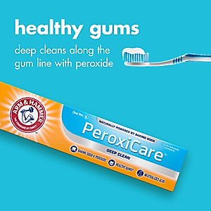 ARM & HAMMER Peroxicare Toothpaste – Clean Mint- Fluoride Toothpaste , 6 Ounce (Pack of 6)