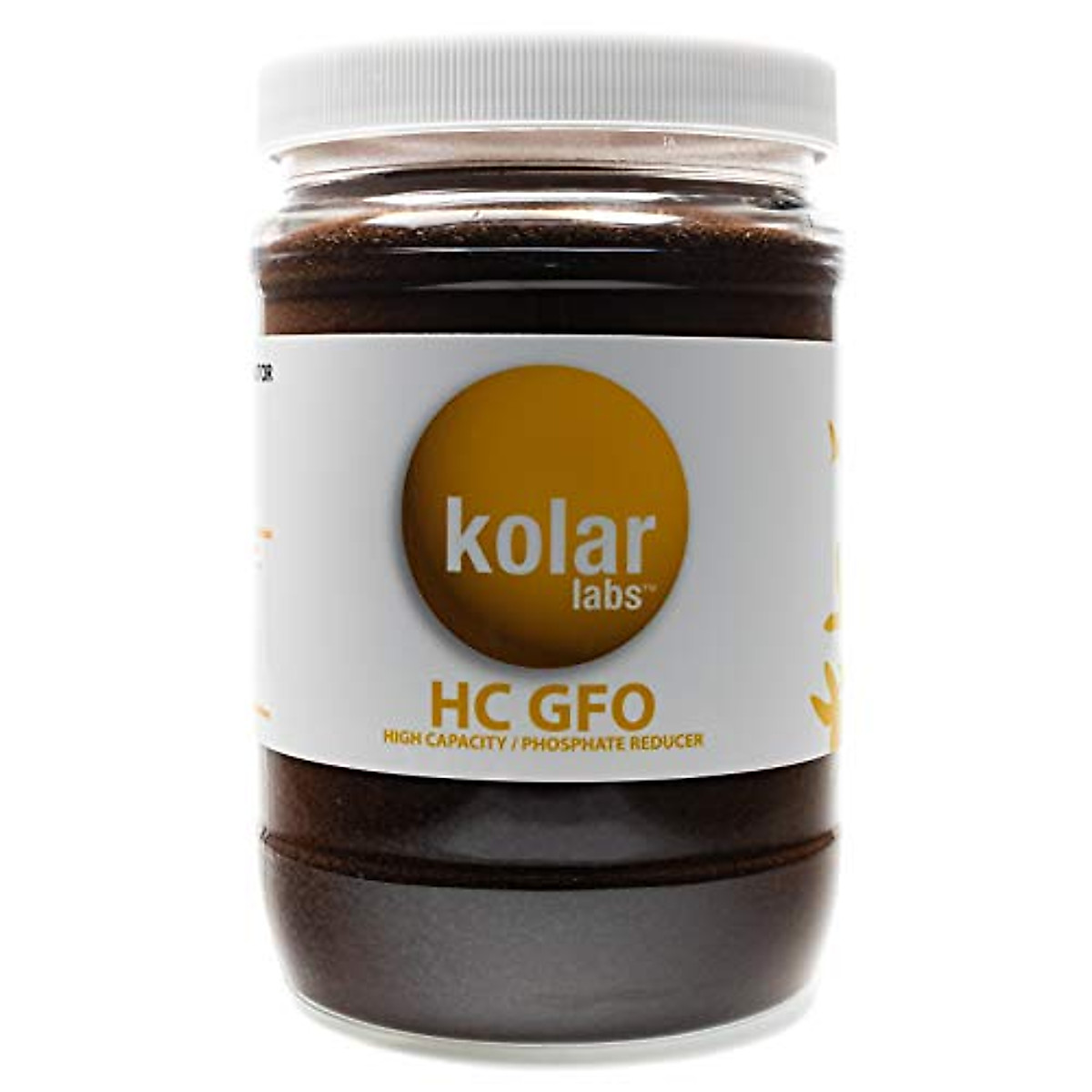 GFO HC - High Capacity Bayoxide E33HC Phosphate Remover - for Fish Tanks, Aquariums & Ponds, 700g (32oz Jar, 1.54lb), by Kolar Labs