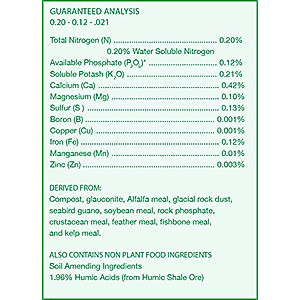 Good Earth Organics, Zen Blend Premium Potting Soil, Organic All Purpose Seed Starter Soil for Leafy Greens, Tomatoes & Other Seedlings, Seeds and Starts (2.5 Gallon)