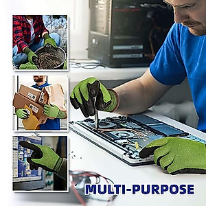 Schwer AIR-SKIN Cut Resistant Gloves AR5917 with Extreme Lightweight&Thin, Level 5 Wire Metal Gloves for Refined Work, Touch-screen, Fiberglass-free, 3D-Comfort Fit, Breathable, Green 1 Pair (M)