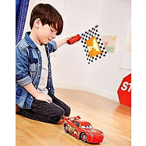 Disney Cars Toys Flag Finish Lightning McQueen