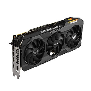 ASUS TUF Gaming NVIDIA GeForce RTX 3090 OC Edition Graphics Card- PCIe 4.0, 24GB GDDR6X, HDMI 2.1, DisplayPort 1.4a, Dual Ball Fan Bearings (Renewed)
