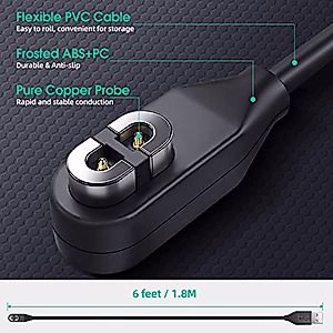 2 Pack-6FT Charging Cable for AfterShokz Aeropex AS800 & Shokz OpenRun Pro & OpenRun & OpenRun Mini & OpenComm Magnetic Charging Cable USB Charger Cable for AfterShokz Aeropex Headphones Charger Cords