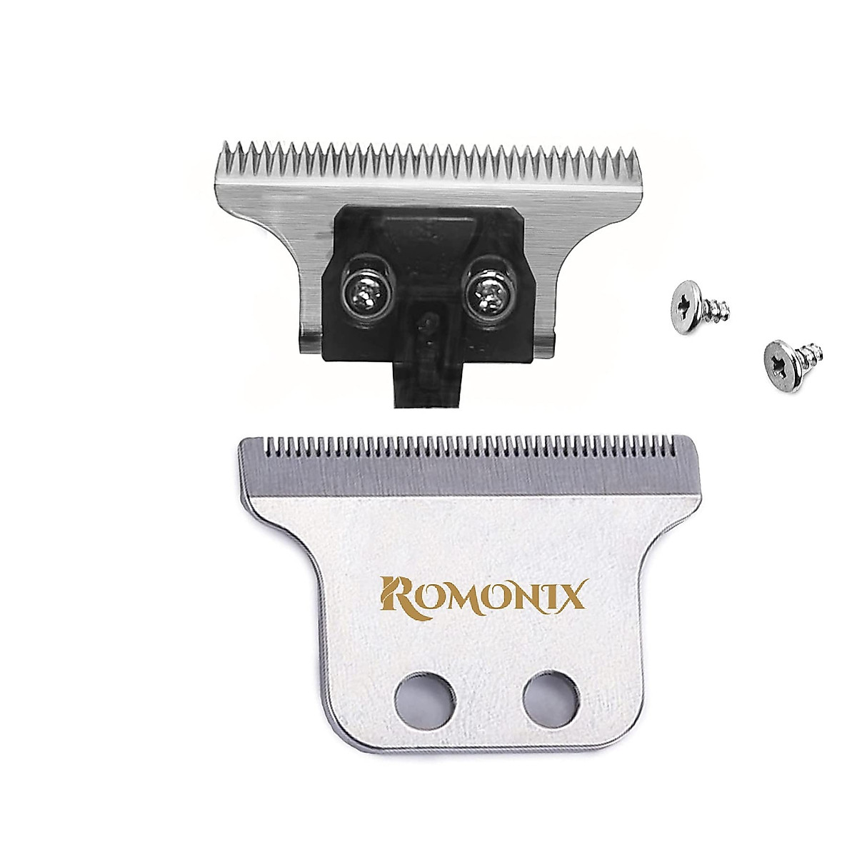ROMONIX Adjustable Zero Cut Blades, 2 Hole Hair Trimmer Replacement Blade for Romonix RM-202