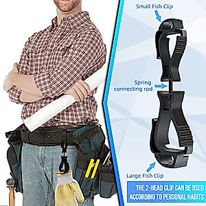 NANHONG Glove Clips, Glove Holder, Glove Clips For Work, Glove Holder Clip, Work Gloves, For Duty Belt, For Construction