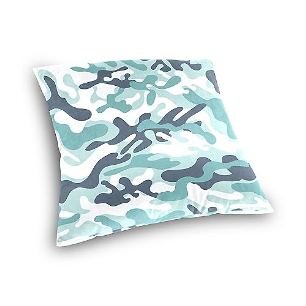 ZOEO Camo Camouflage Square Throw Pillow Covers Couch Decorative Pillow Cases Outdoor Sofa Cushion Cover Modern Decor for Bed Living Room 18" x 18"