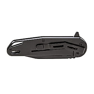 Klein Tools 44213 Pocket Knife, Folding Stainless Steel Tanto Blade with Bearing Assist Open and Frame Lock