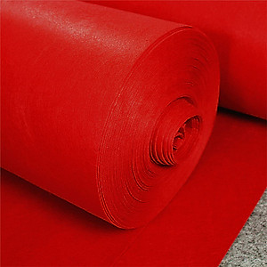Red Carpet Runner, 3.9ft x 33ft Hollywood Birthday Party Decorations Red Carpet Event Runner for Indoor Or Outdoor Use