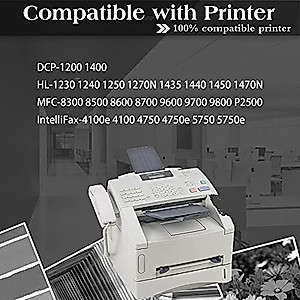 MitoColor 2 Pack DR-400 Drum Unit Compatible for Brother DR400 Replacement for DCP-1200 1400 HL-1230 1250 1435 1440 1450 1470N MFC-8300 8600 8700 9700 9800 IntelliFax-4100e 4100 5750 5750e Printer