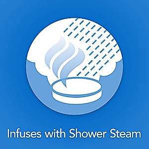 Vicks VapoShower, Shower Tablet, Shower Bomb, Aromatherapy Vapors, Eucaplytus & Menthol, Soothing Non-medicated Vapor Steam, 3ct