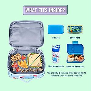 Wildkin 12 Inch Backpack Bundle with Insulated Lunch Box Bag (Surf Shack)