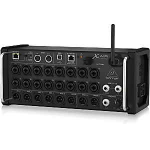 Behringer XAir XR18 18-Channel 12-Bus Portable Digital Mixer for iPad or Android Tablet, with Integrated Wi-Fi, 16 Midas-Designed Preamps, With 4 Pack 15' XLR (M) to XLR (F) Microphone Cables