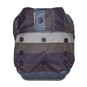 GroVia Hybrid Part Time Package: 6 Shells + 12 Organic Cotton Soaker Pads (Color Mix 4 - Snap)