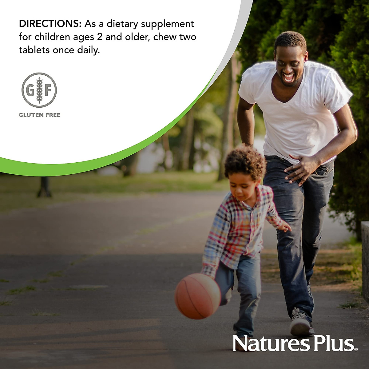 Natures Plus Animal Parade Inner Ear Support Children’s Chewable - Natural Cherry Flavor - 90 Animal-Shaped Tablets - Probiotic Supplement - Gluten Free - 45 Servings