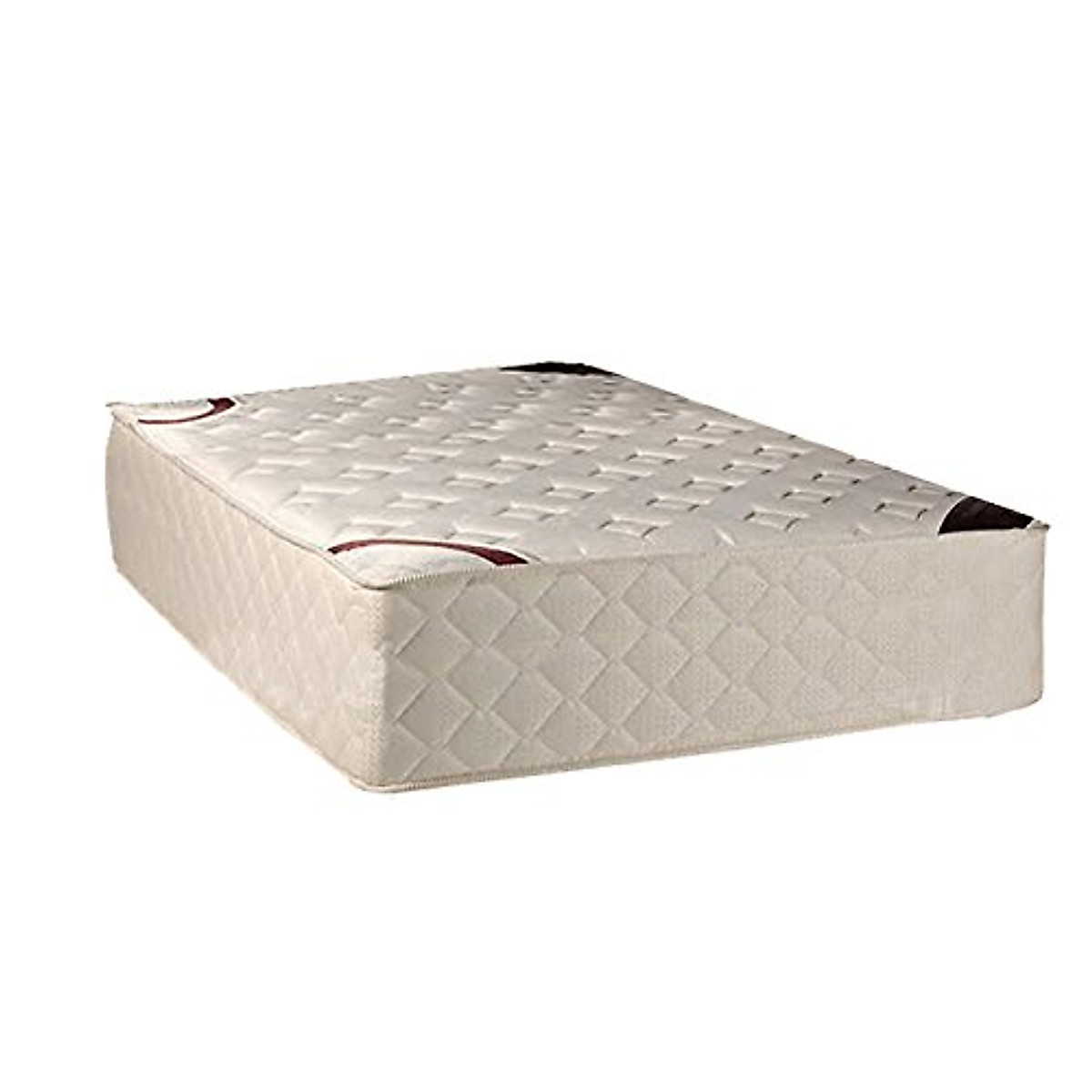 Spinal Solution 14-Inch Firm Double Sided Tight top Innerspring Mattress And 4" Wood Traditional Box Spring/Foundation Set, Good For The Back, No Assembly Required, Queen Size 79" x 59"