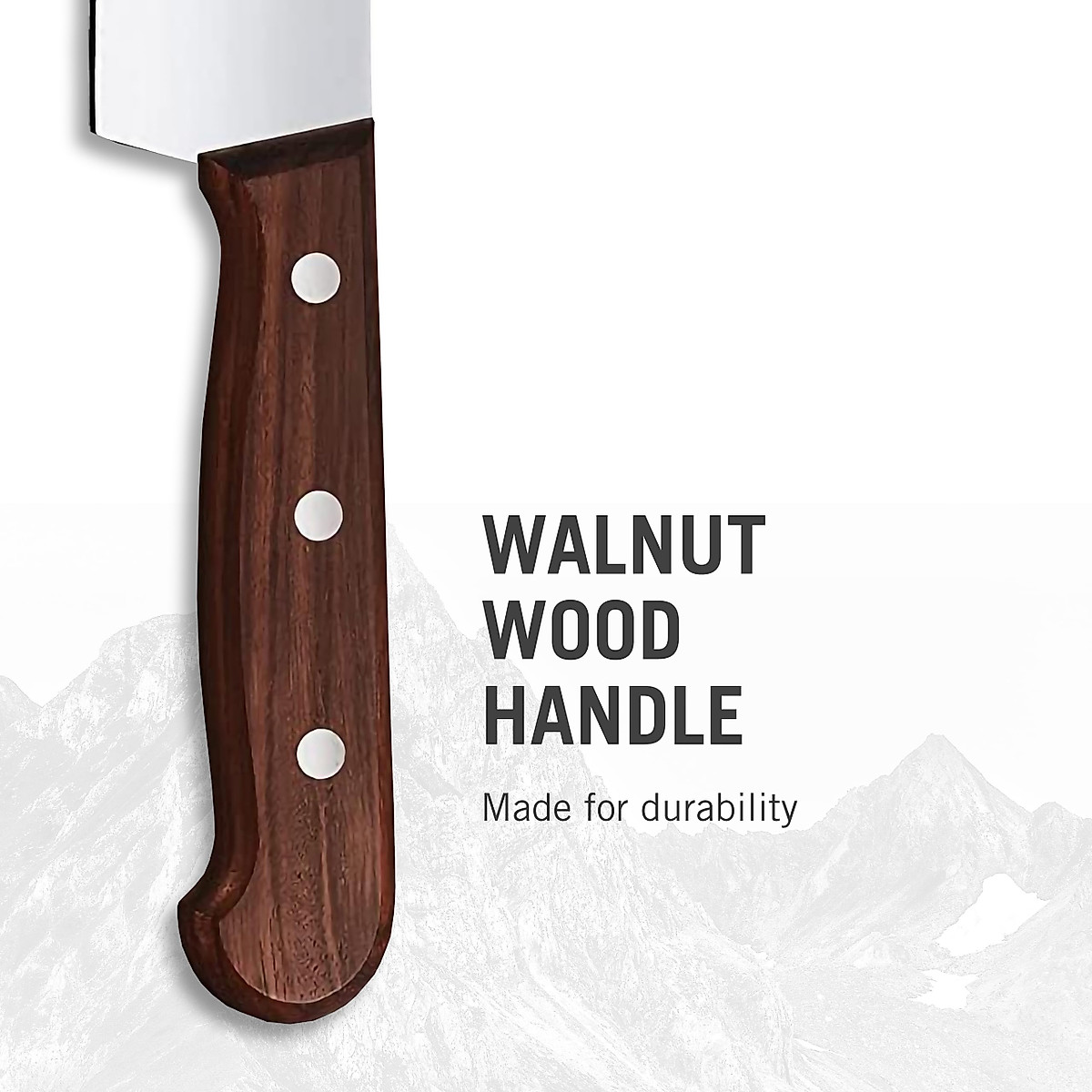 Victorinox Chef's Knife - Kitchen Knife for Home Essentials - Cooking Knife for All Cuts of Meat - Wooden Handle, 8.5"