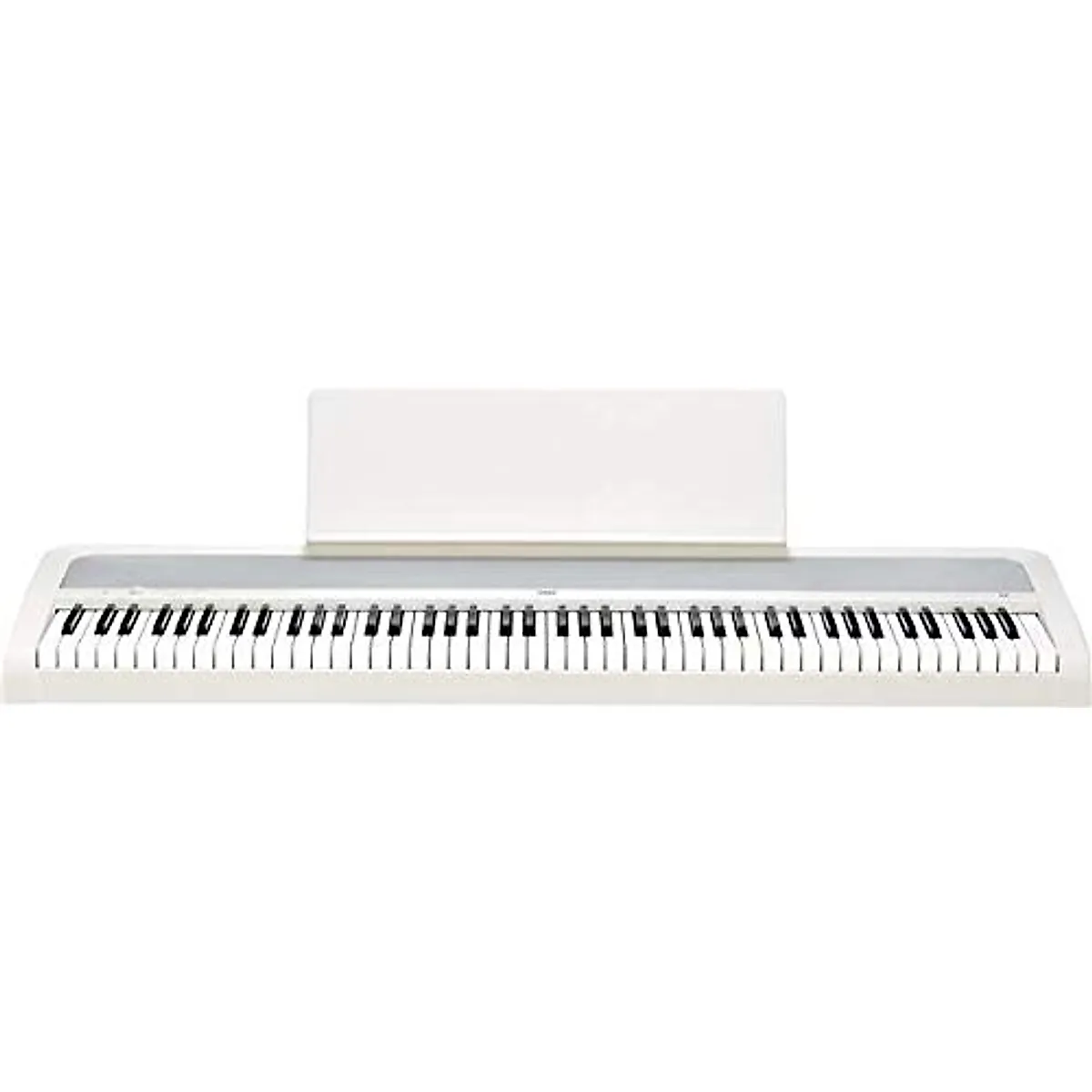 Korg B2SP Digital Piano - White Bundle with Furniture Stand, Three-Pedal Unit, Bench, Instructional Book, Austin Bazaar Instructional DVD, and Polishing Cloth